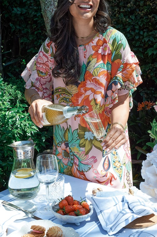 Belle Frilly Slv Dress in PINK | DRESSES